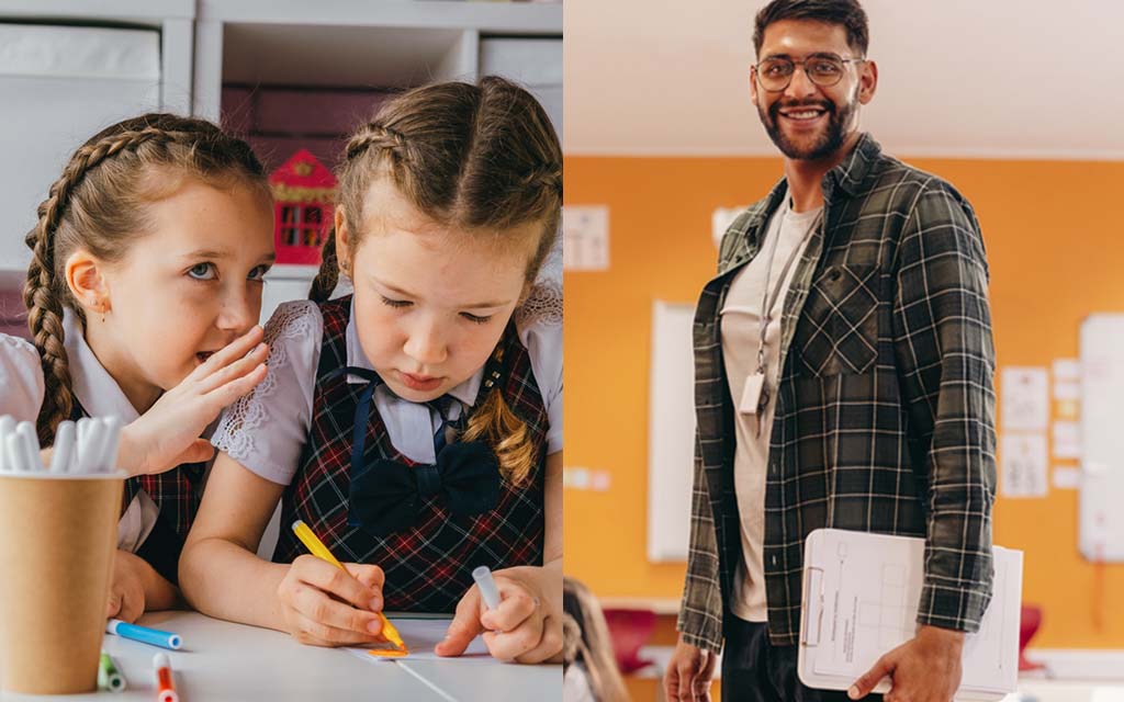 Tall Teacher Still Not Sure Why The Kids Keep Asking His Height, And Go ...