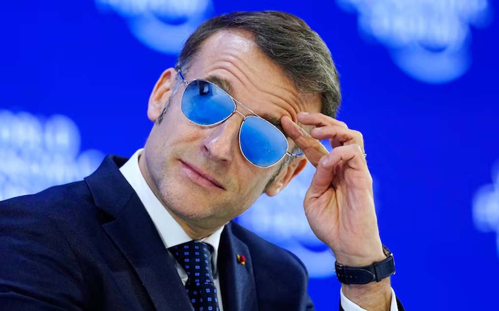 “What? I Always Wear These” Says Macron