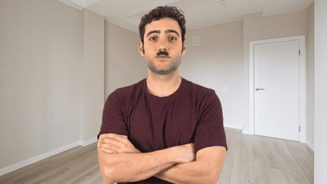 Aspiring Actor With Toothbrush Moustache Sick Of Only Being Offered ...