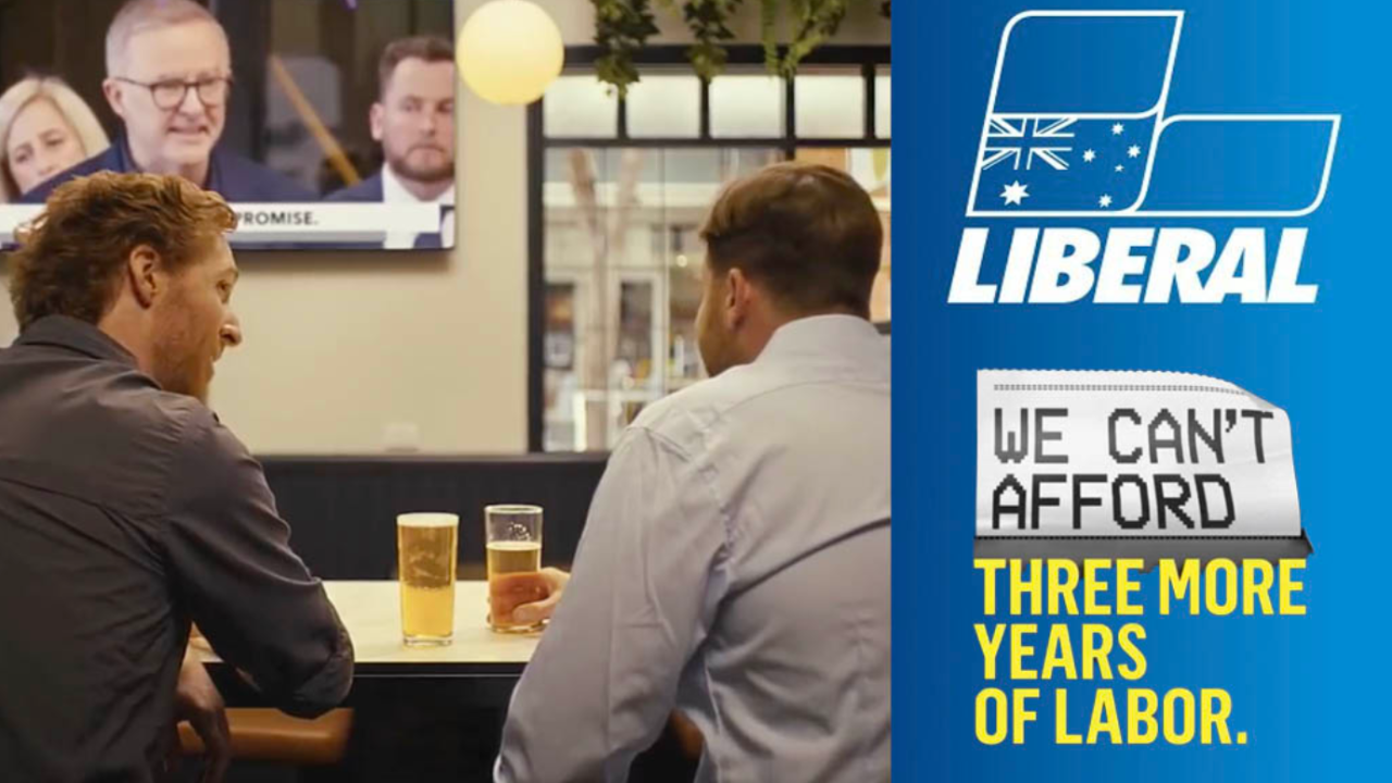 New Liberal Campaign Ad Targets Middle Australia With Two Men Watching ...