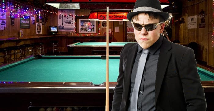 Man Playing Pool With Fedora Mistaken For Suave 1940s Mafioso — The ...