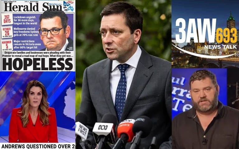 "The Media And Political Elite Are Protecting Dan Andrews" Says ...