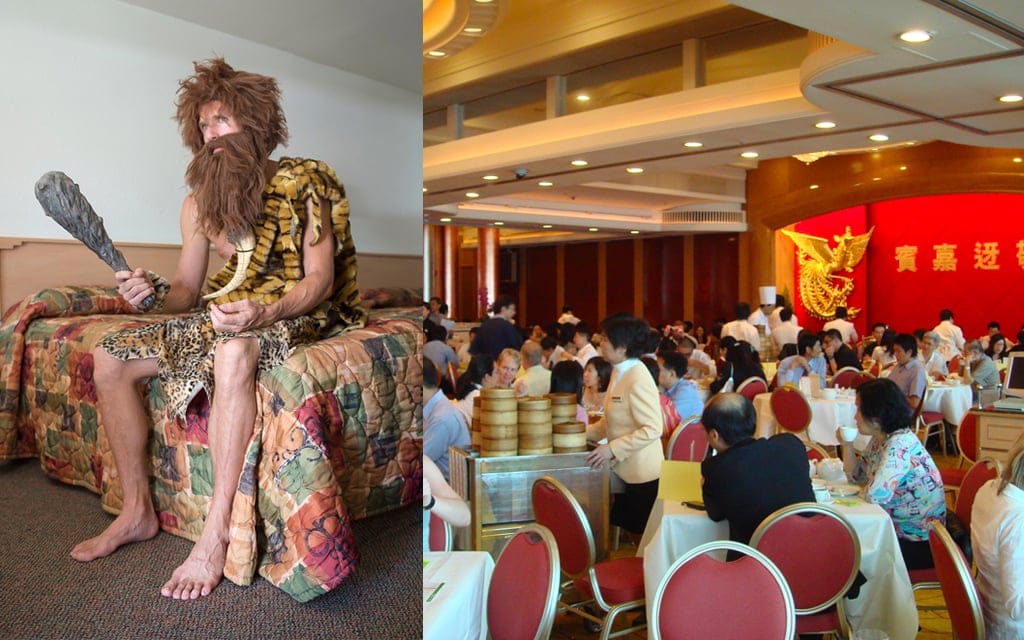 Brisbane Man Pops Out Of His Cave To Hunt For Some Yum Cha In A Busy ...